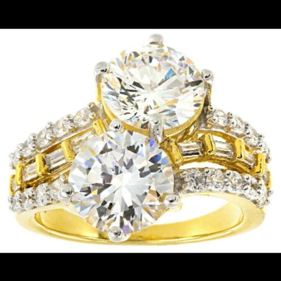 Bella Luce | Jewelry | Bella Luce Ring Sz 5 Cubic Zirconia 8k Gold Over ...